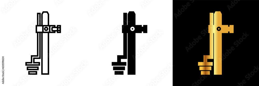 The Grounding Rod Icon represents an essential component of an ...