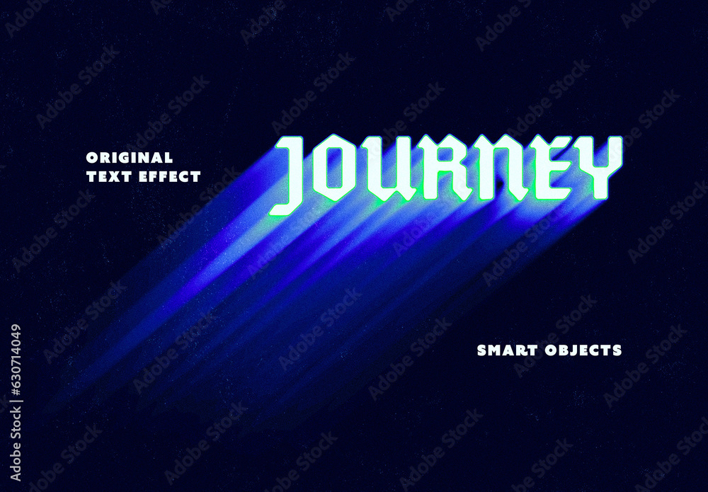 Motion Text Effect Mockup Stock Template Adobe Stock
