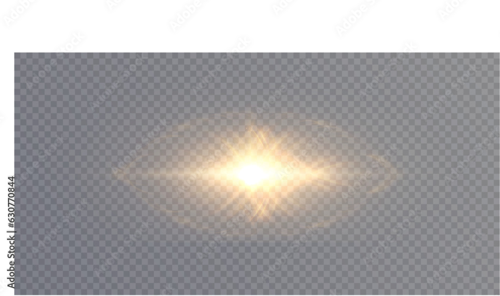 eye of sauron evil. light effect on transparent background. Stock ...