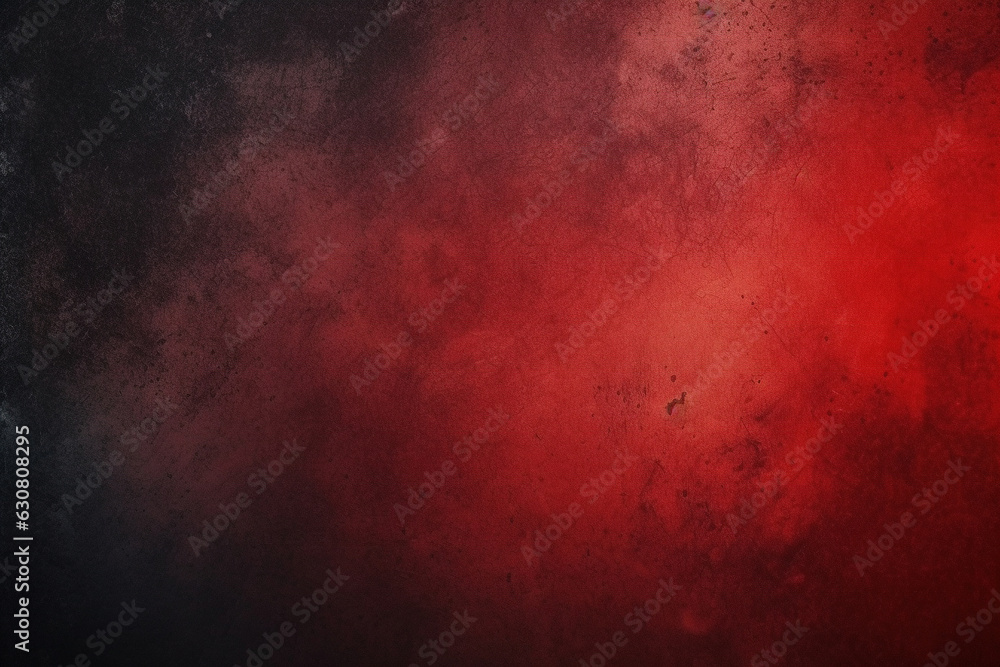 Gradient of red and black with abstract blur and grainy texture Stock ...