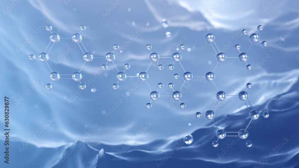 fentanyl molecular structure, 3d model molecule, opiate agonists ...