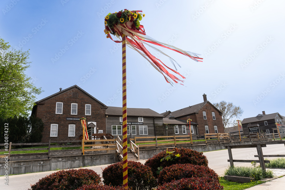 Amana, Iowa: Amana Colonies founded by German Radical Pietists. May ...
