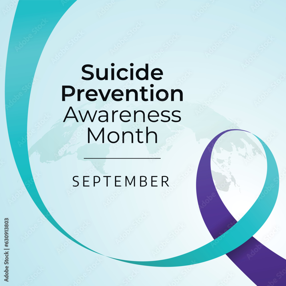 National suicide prevention month design template good for celebration ...