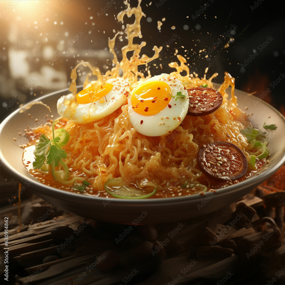 Foto de singapore laxa. spicy coconut milk-based laksa noodle soup do ...