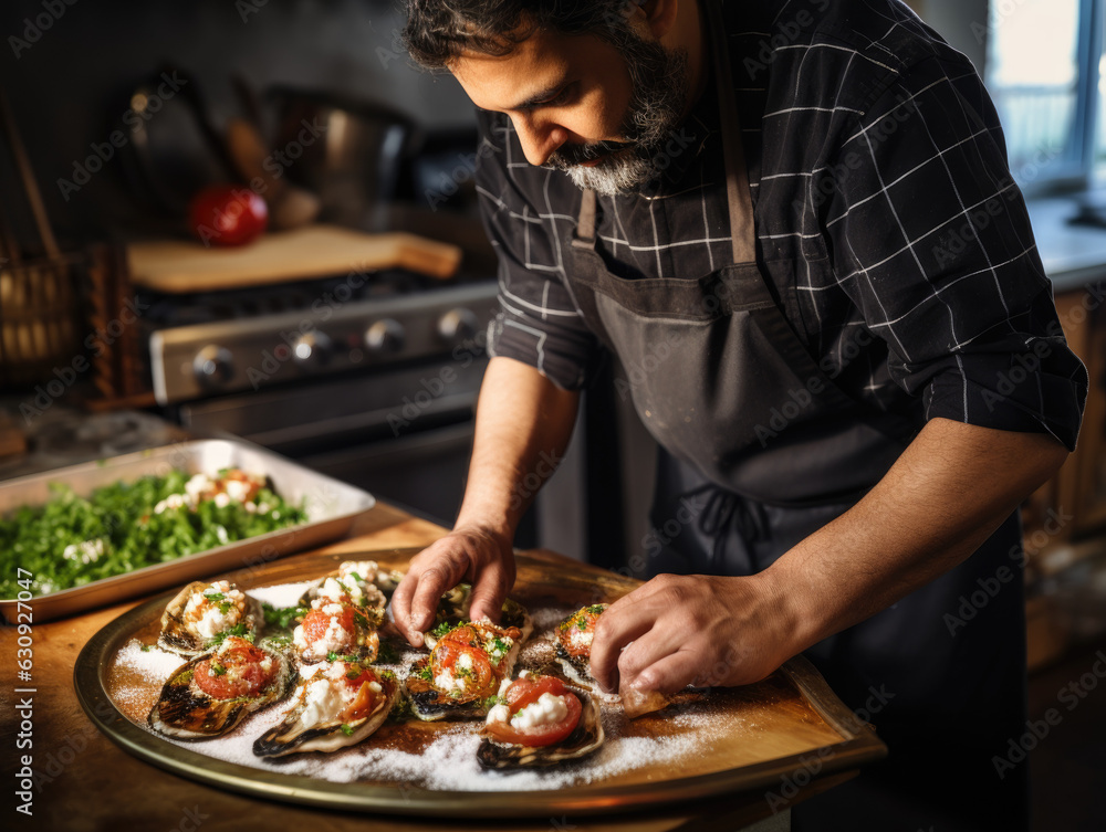 Greek Gastronomic Masterpiece: A Skilled Greek Chef's Creation - Oyster ...
