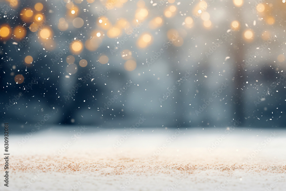 A white snow scene with snow falling blurred background Stock Photo ...