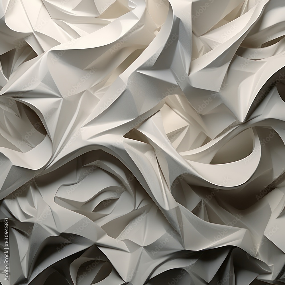 wavy crumpled paper, aesthetic, background asset Stock Illustration ...