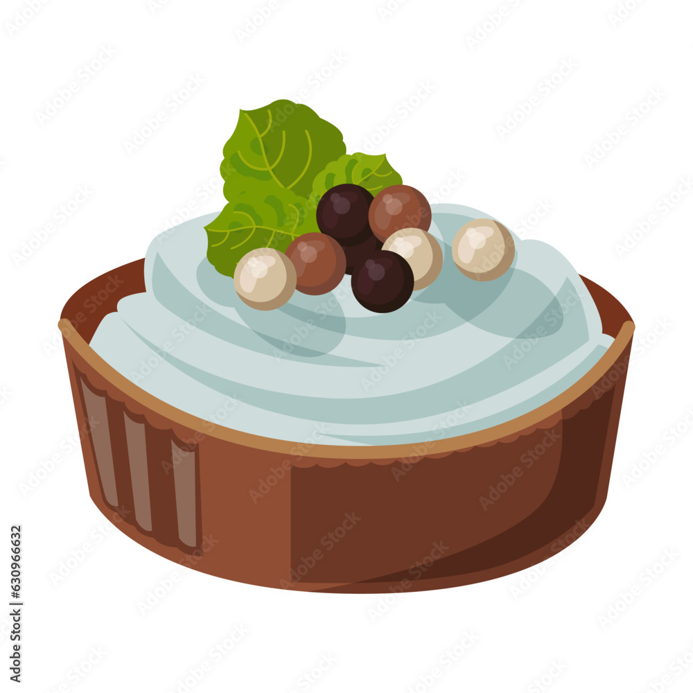 Sweet with mint flavor vector illustration. Cartoon drawing of cartoon ...