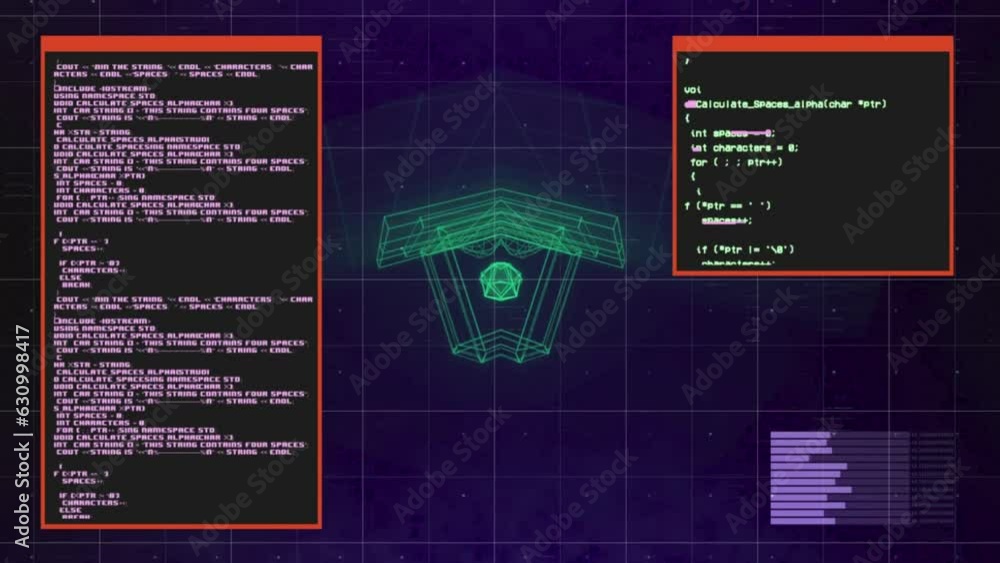 Virtual reality. Futuristic VR head-up display design. Sci-Fi helmet ...
