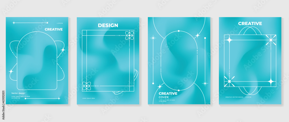 Modern gradient design background cover. Abstract gradient graphic with ...