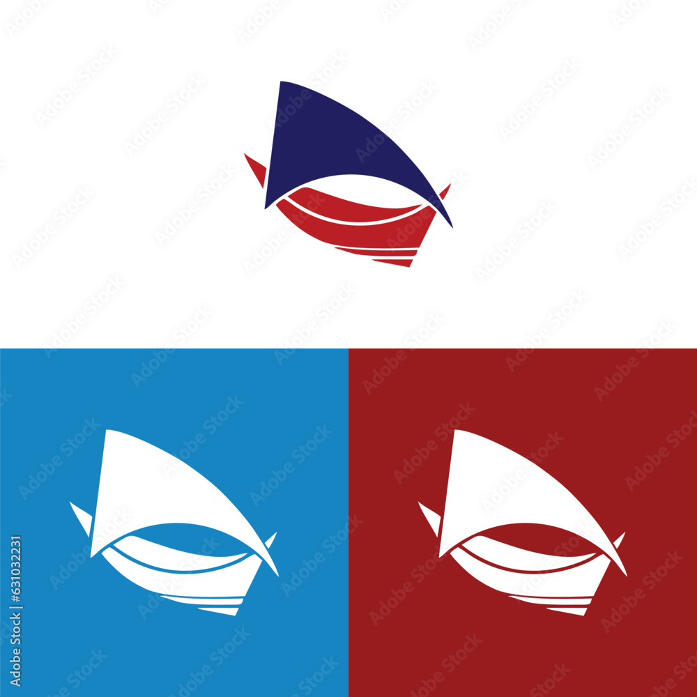 Ship logo design,editable and resizable EPS 10. Stock Vector | Adobe Stock
