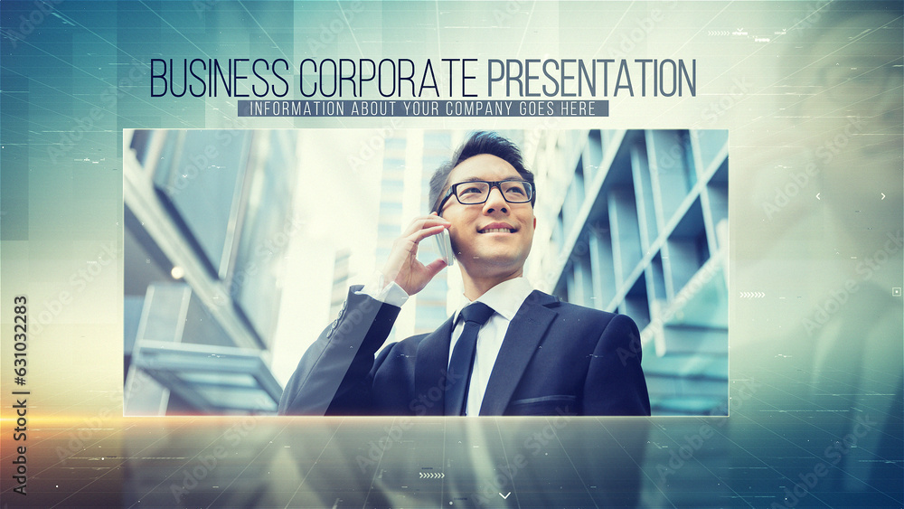 Business Corporate Presentation for Company Promotion Stock Template ...