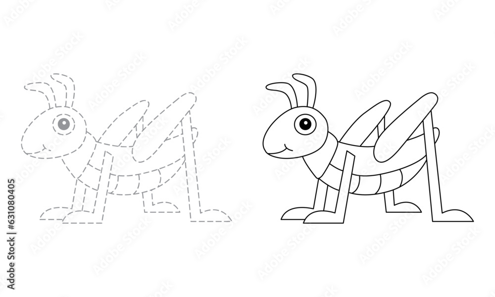 Vetor de Tracing lines for toddlers. Handwriting practice sheet ...