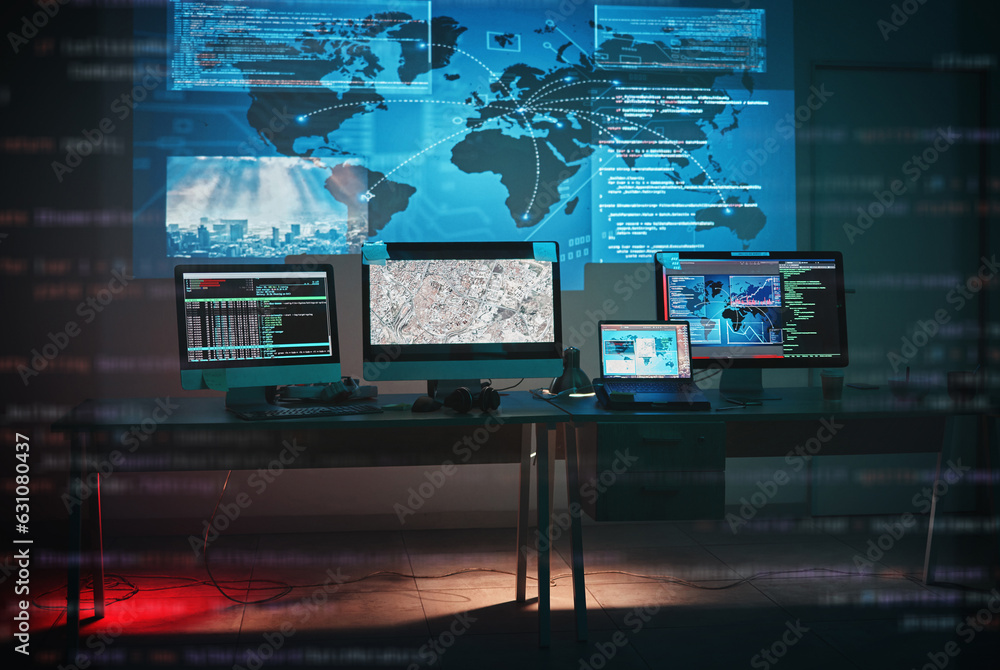 Cybersecurity Isolated And Global Presentation With Map Graphic For