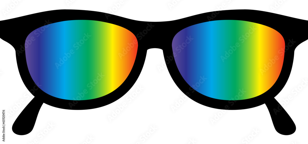 Visible spectrum, rainbow. Spectrum light, visible to human eye. light ...