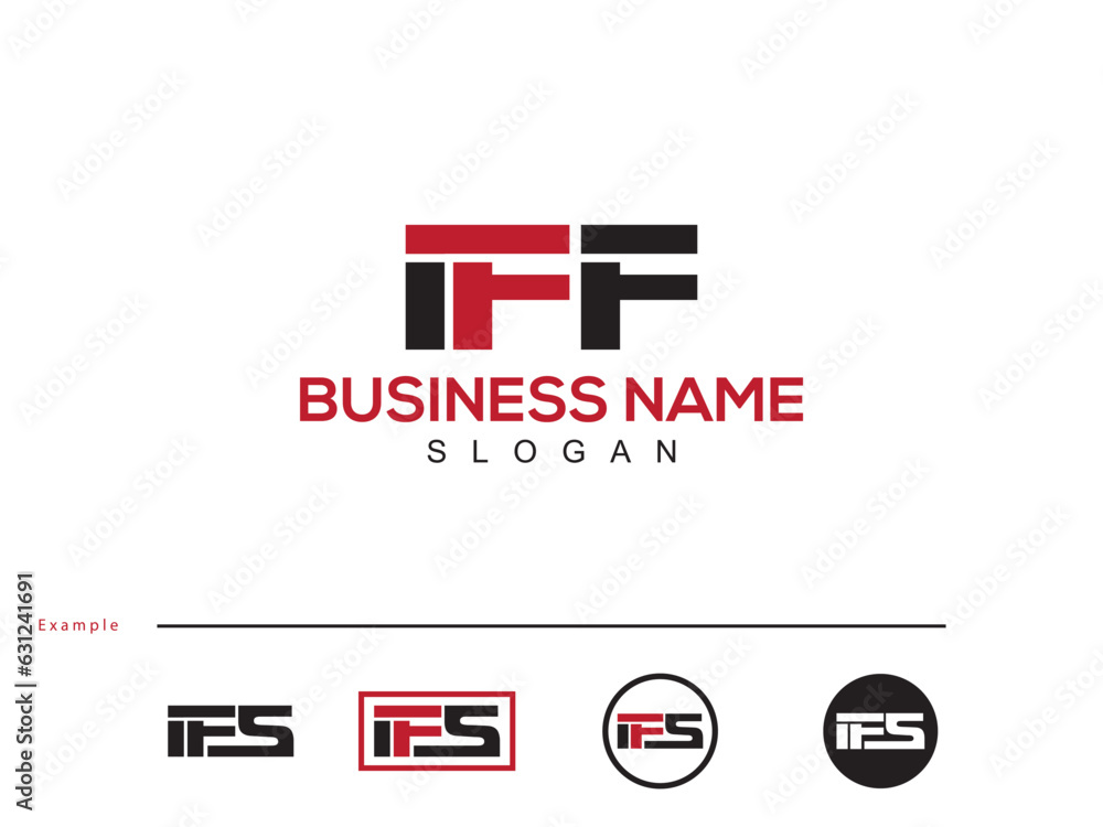 Innovative IFF Logo Icon, Capital Letter iff Logo Template Vector Art ...