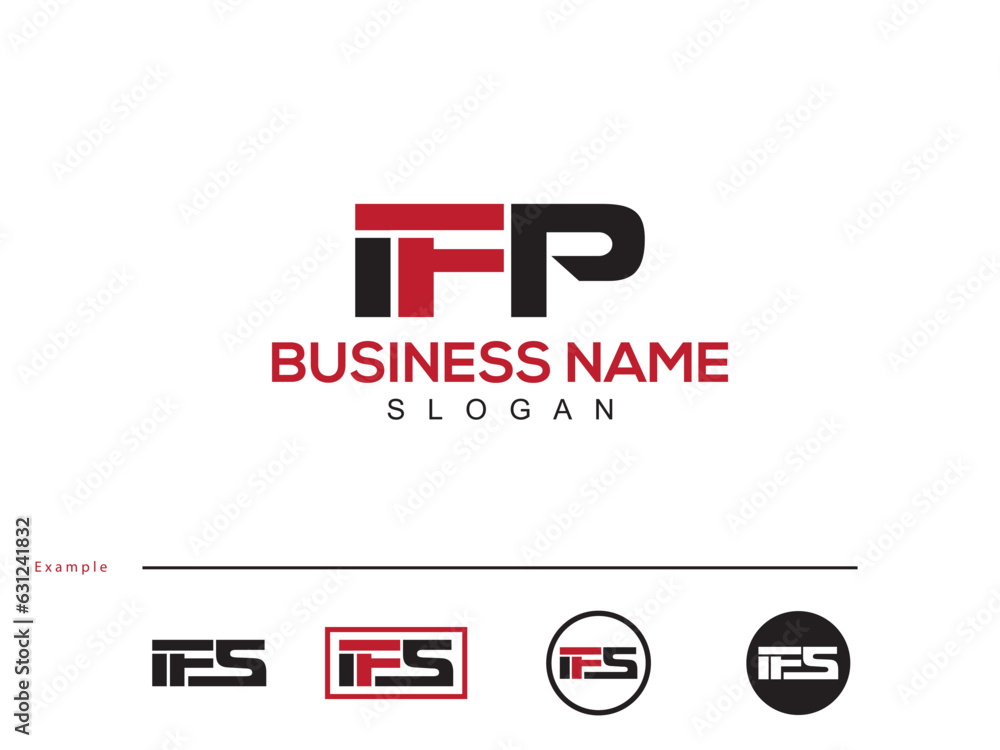 Innovative IFP Logo Icon, Capital Letter if Logo Template Vector Art ...