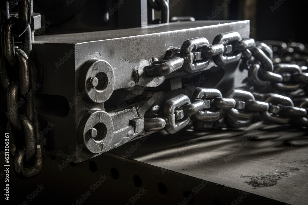 The strength and prowess of industrial machinery are highlighted in ...
