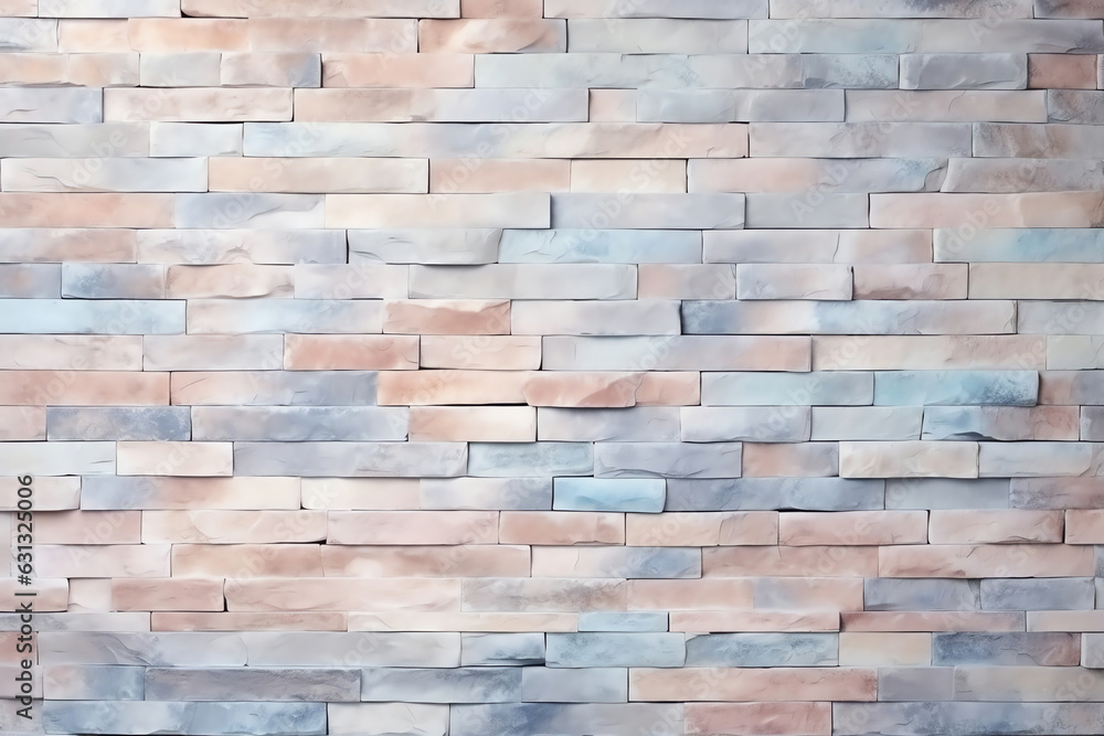 Generative AI : Pastel brick wall texture Interiors background. Gray ...