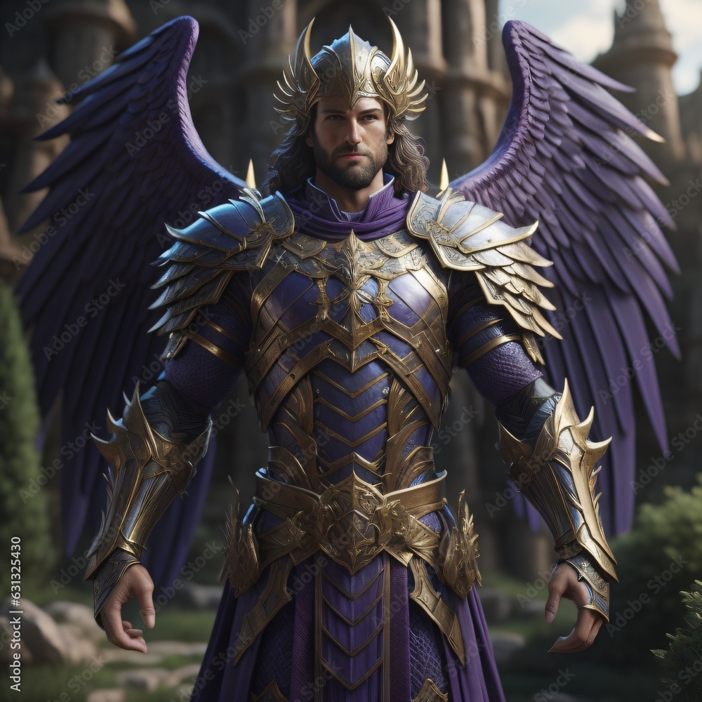Image of man with wings and sword, xianxia hero, xianxia fantasy ...