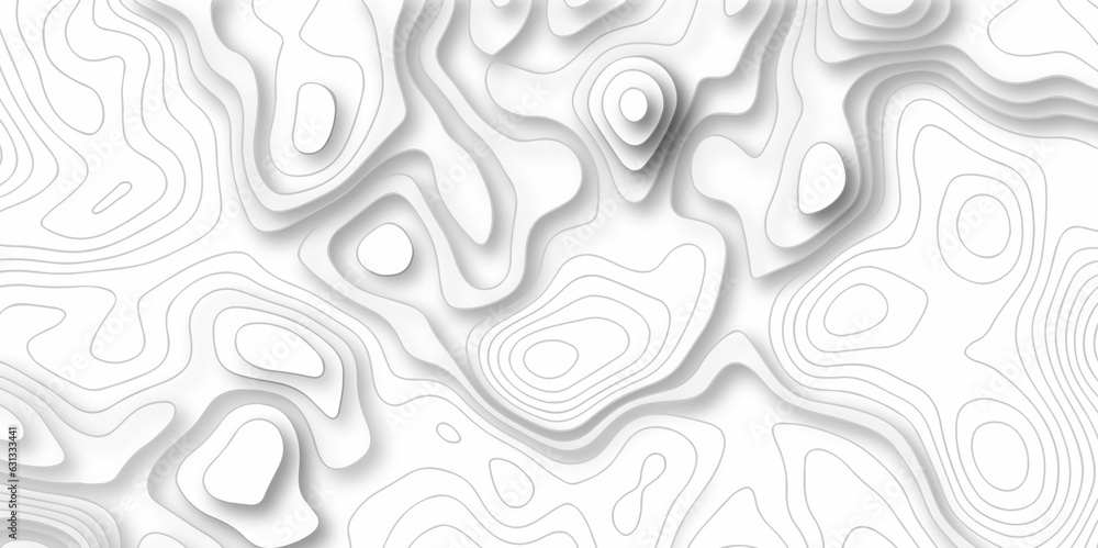 Seamless pattern with lines Topographic map. Geographic mountain relief ...