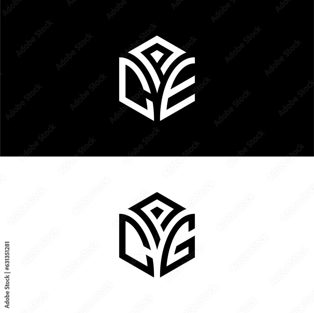 PCE PCG hexagon logo vector, develop, natural, luxury, modern, finance ...