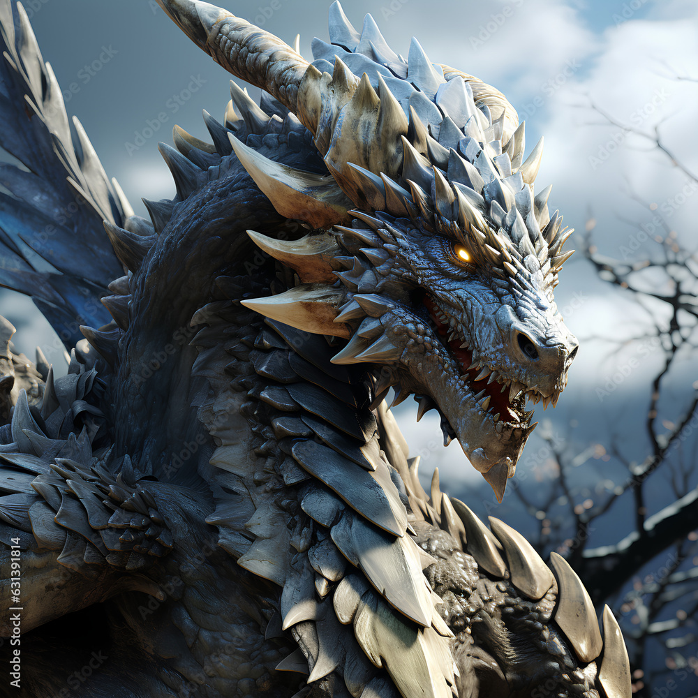 The appearance of dragons in the ferocious breeding season, Created ...