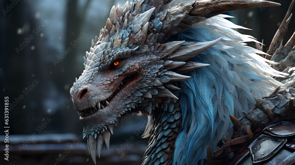The appearance of dragons in the ferocious breeding season, Created ...