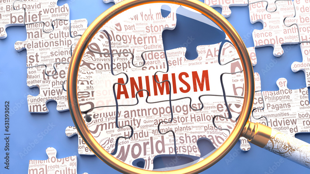 Animism being closely examined along with multiple vital concepts and ...