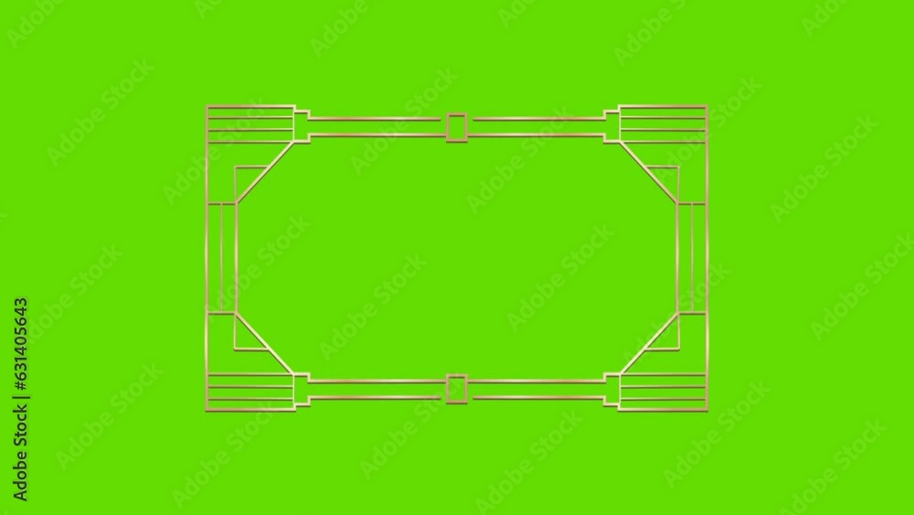 Art decor transition green screen. Incl ALPHA MATTE. Perfect 4K Art ...