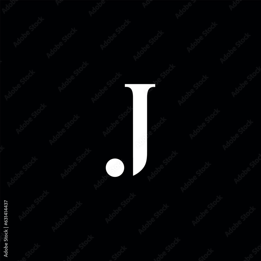letter j logo, vector template,simple letter j logo. letter J logo ...