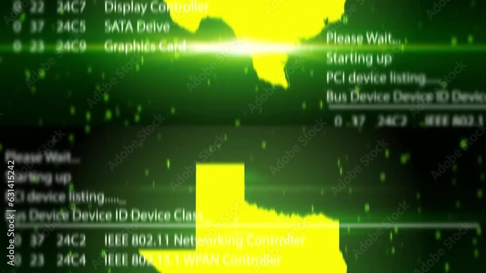 Texas State (USA) Map on Digital Technology Background Stock Video ...