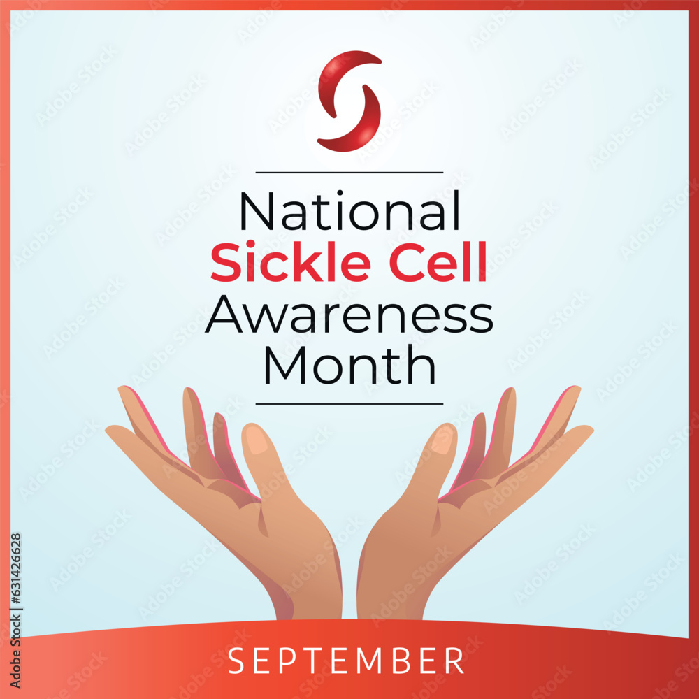 Vecteur Stock national sickle cell awareness month design template good ...