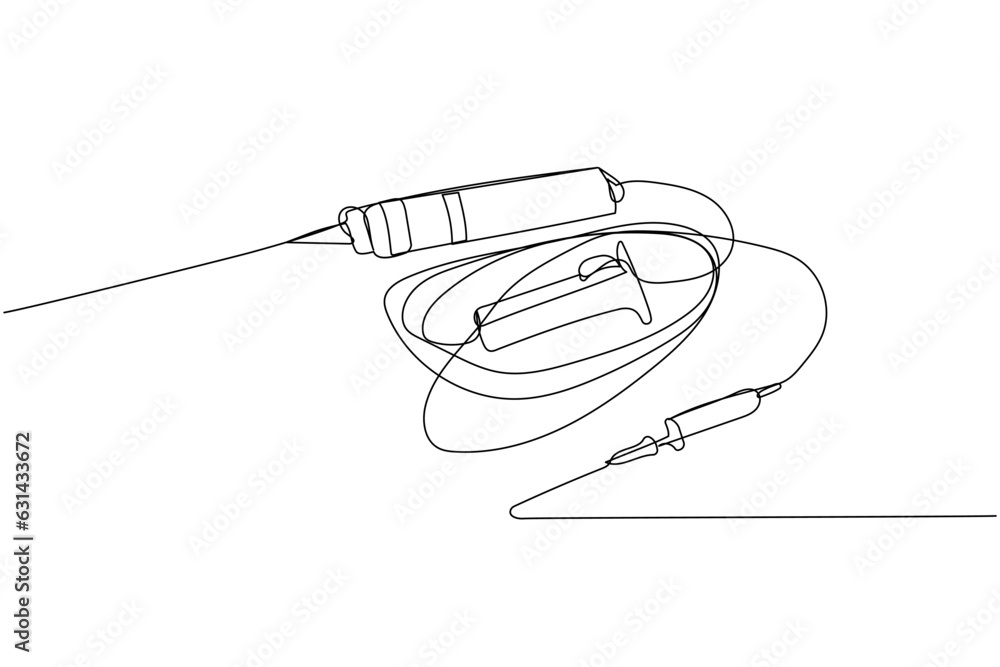 Catheterization kit, catheter, syringe, injection, Surgical Item ...