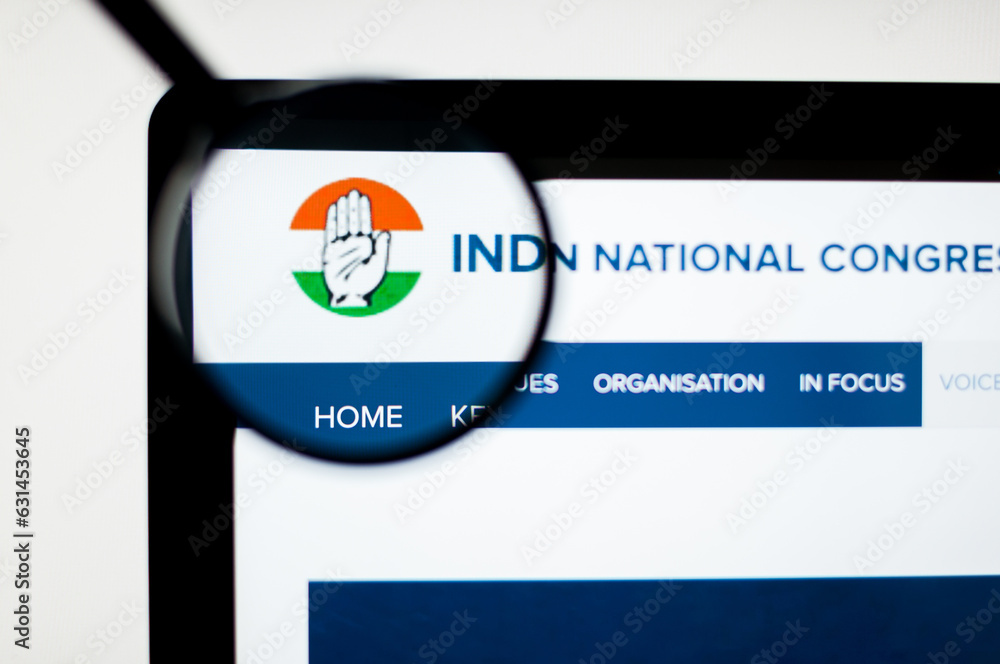 Indian National Congress website homepage. Indian National Congress ...