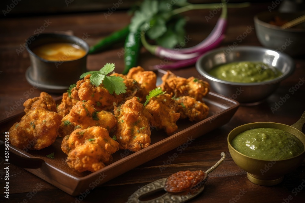 Chicken Pakoras | fried pakora | Fenugreek Fritters | Palak Moong Dal ...