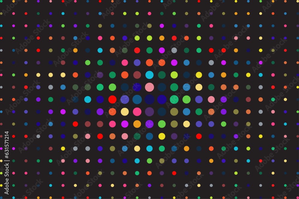 Abstract background with multicolour oval pattern design. colourful dot ...