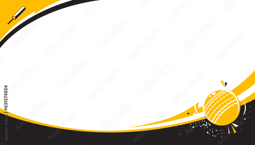 Cricket abstract background. Sports concept Stock Vector | Adobe Stock