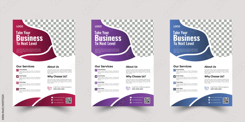 Free vector corporate business flyer template Vector corporate business ...