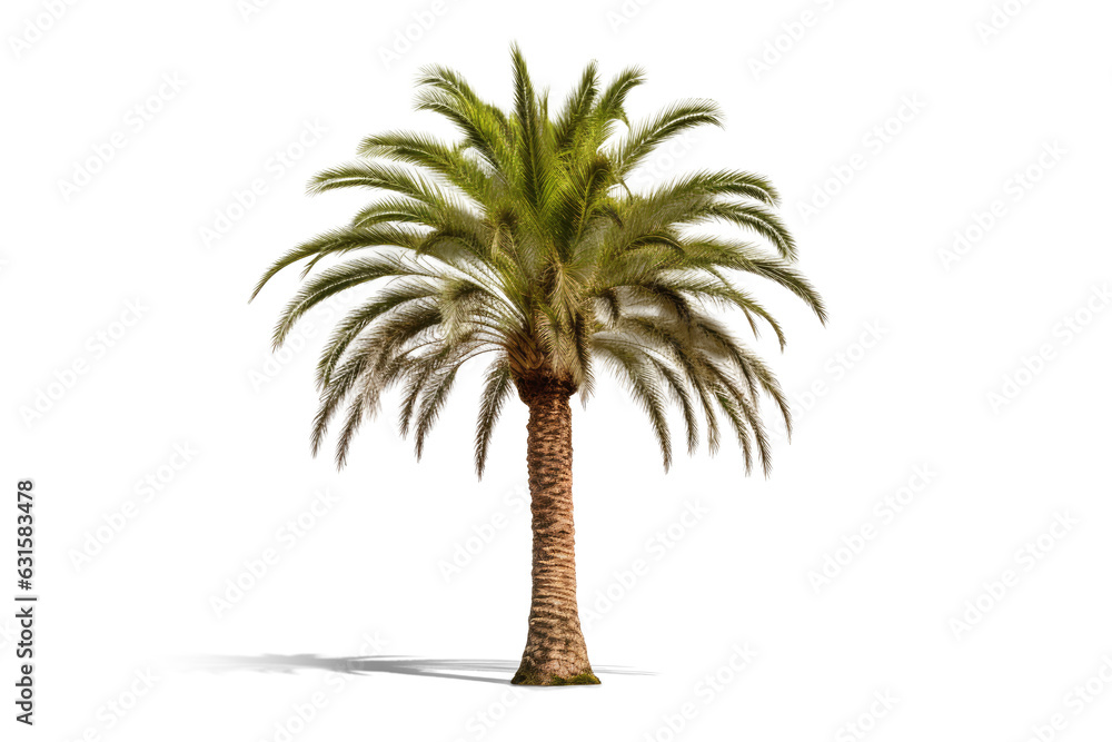 Palme Phoenix Canariensis auf transparentem Hintergrund Stock ...