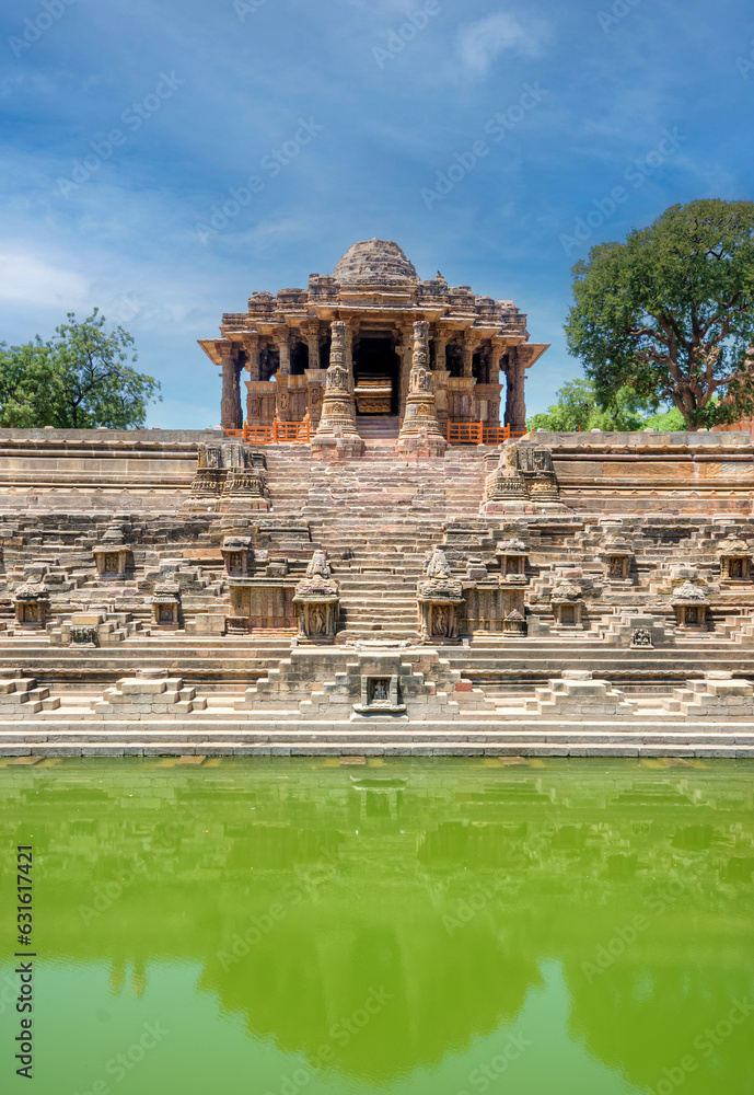 The Sun Temple at Modhera is an ancient Hindu temple located in the ...