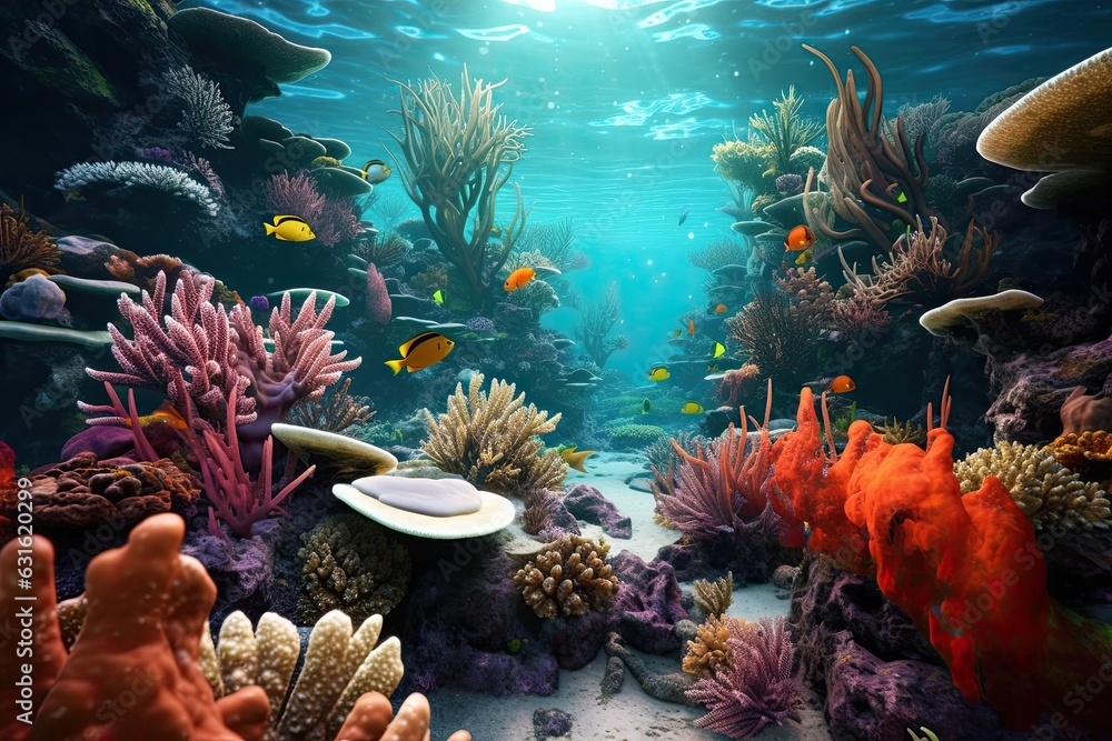 Exploring the Vibrant Colors and Diverse Marine Life of an Enchanting ...