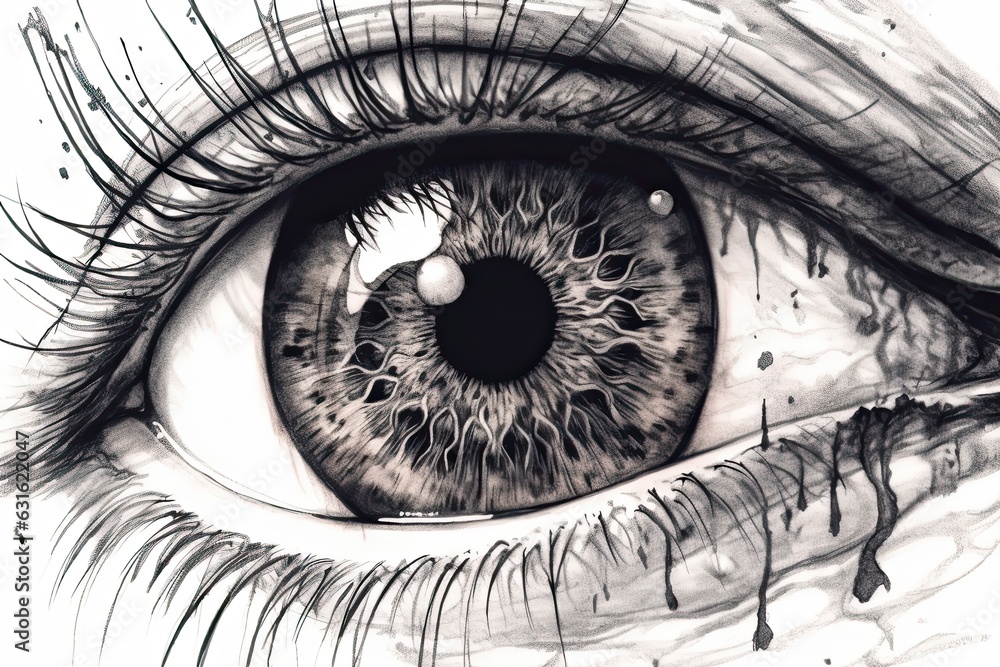 Captivating Eye Drawing: Unveiling the Depths of Emotions and Untold ...