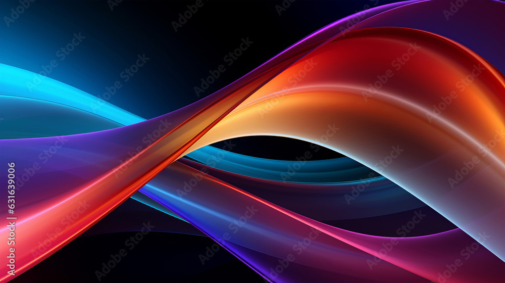 Illustration of a vibrant and visually captivating computer screen ...