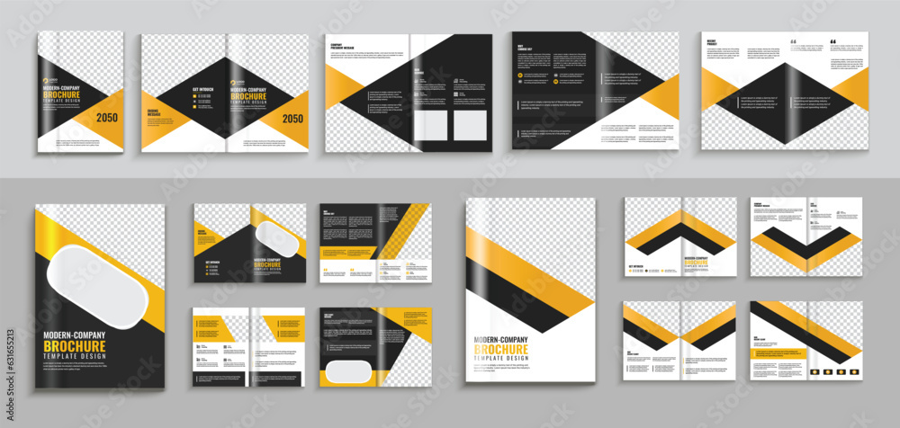 Construction, engineering, road construction, Building Brochure, A4 ...