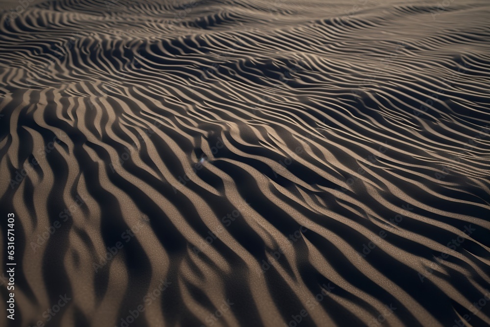 Sculpted Sands: Vertical Shot of Intricate Desert Patterns, Desert ...