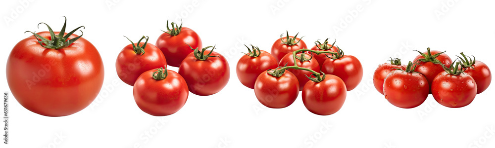 Set of Tomato collection, Tomato Red color, Tomato elegant illustration ...