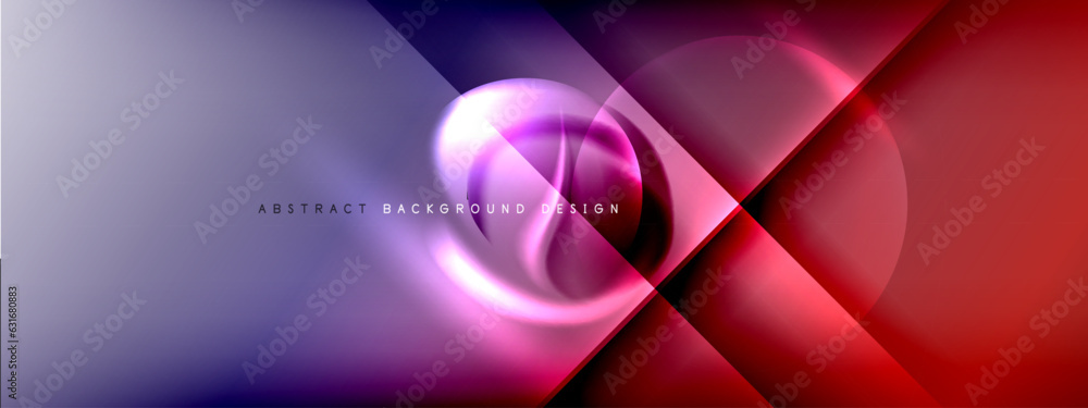 Color gradient shadows and light effects background. Lens flares and ...
