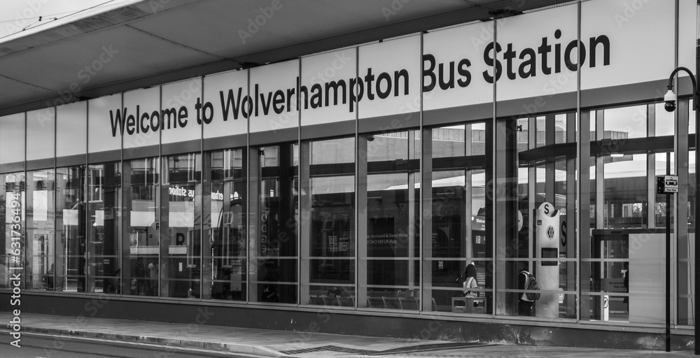 Wolverhampton bus depot Stock Photo | Adobe Stock