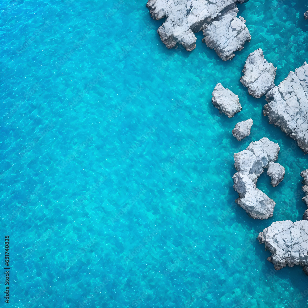 Abstract background of sea water with gentle ripples on the surface and ...